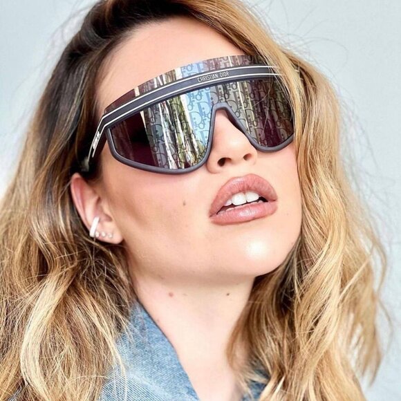Dior | Accessories | Diordiorclub M2u 3b8 Sunglasses Matte Navy Blue ...